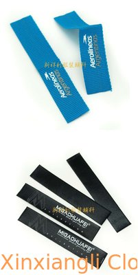 Ribbon Printed Brand Name Tags For Clothes , Custom Clothing Labels No Minimum