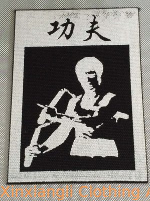 Heat Resistant Care And Content Labels For Clothing With Silk Screen Print Logo