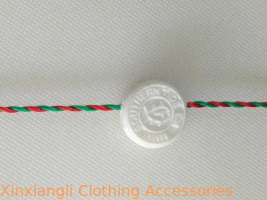 Safety Snap Lock Hang Tag String For Scarf Or Hats , Hang Tag Plastic String