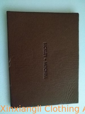 Real / PU Leather Patches for Clothing Hats Bags with Debossed Printed Logo