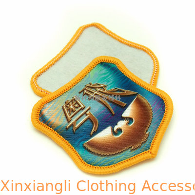 Heat Transfer 3D Raised Brand Printed Clothing Labels For Kids Clothes Tearproof