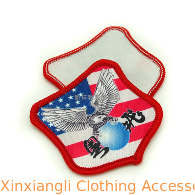 Silk Screen Printing Custom Patches For Clothes / Bags / Textils Eco Friendly