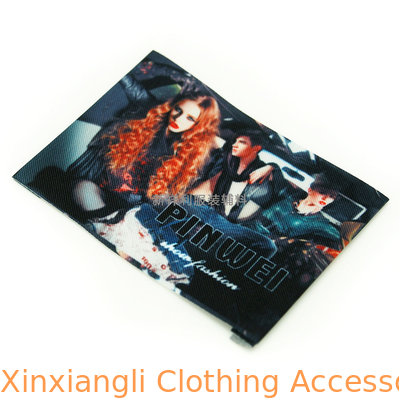 Silk Screen Print Heat Transfer Tags , Custom Decorative Patches For Clothes