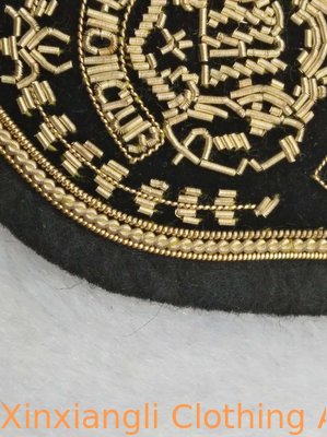 Gold And Silver Royal Navy Blazer Badges Embroidered Patches Customized Shape