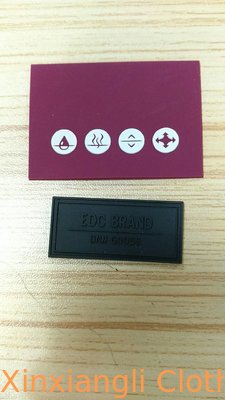 High Frequency Garment 3D Patch Heat Transfer , Personalised Iron On Badges