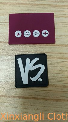 PVC Material Clothing Logo 3D Patch With Client Design And Shape Fade Resistant