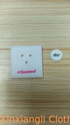 Silk Screen Printed Soft TPU 3D Logo Patches , High Frequency Label For Clothing