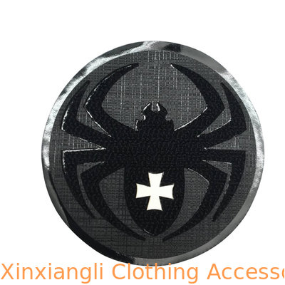 Rubber & Silicone Pvc Flocking Reflective 3D Patch For Clothing Heat Transfer Technic