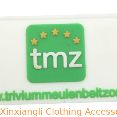 Silicone PVC Rubber Garment Logo Labels Heat Transfer 3D Effect Any Color Available