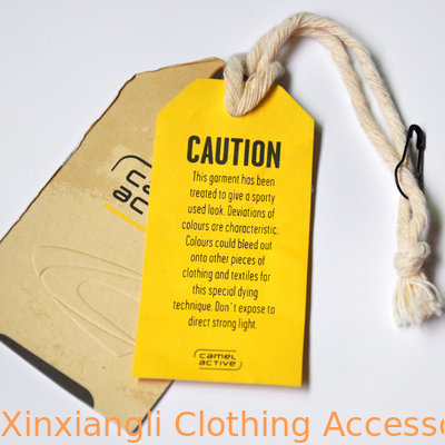 Hang Tag ,Customize Size Craft Paper and Coated paper With Customize Color, Deboss Logo For Tide brand