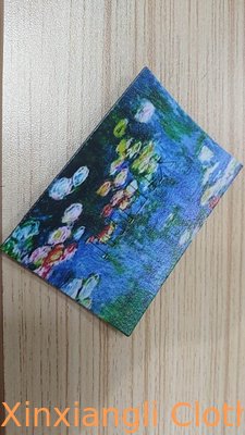Pu patch, 6.5*4.5 cm, Thickness 1 mm, Debossed logo, Silk screen printing for Jeans, Coat, Hat and other Cloth