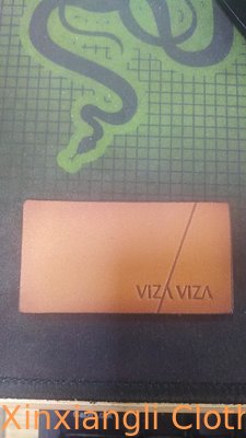 Real leather, Oil paint edge, Heat press logo, 6*2.1 cm for Jeans, pants, coat, hat, suitcase