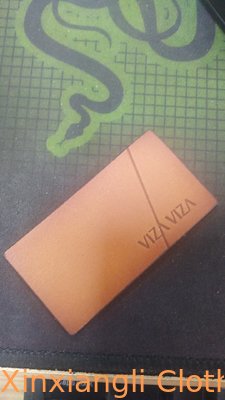 Real leather, Oil paint edge, Heat press logo, 6*2.1 cm for Jeans, pants, coat, hat, suitcase