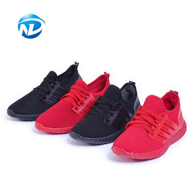 Light Weight Sports Shoes Lace-up Mesh Fabric Shoes For Ladies supplier