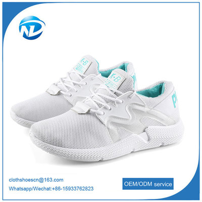 new design shoes comfortable soft breathable women running sports flying shoes supplier