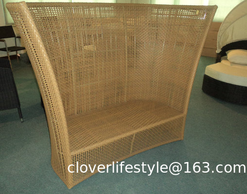Wicker sun lounger high back luxury sofa for Hotel, Garden and Beach by Clover Lifestyle China Outdoor Furniture