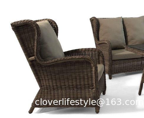 Round rattan sofa set for Hotel, Garden and Beach by Clover Lifestyle China Outdoor Furniture