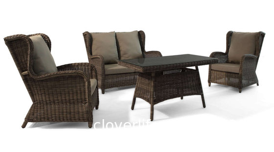 Round rattan sofa set for Hotel, Garden and Beach by Clover Lifestyle China Outdoor Furniture