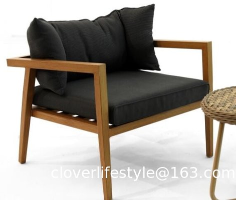 All aluminum cafe table wood printing  for Home. Hotel, Garden and Beach by Clover Lifestyle Outdoor Furniture