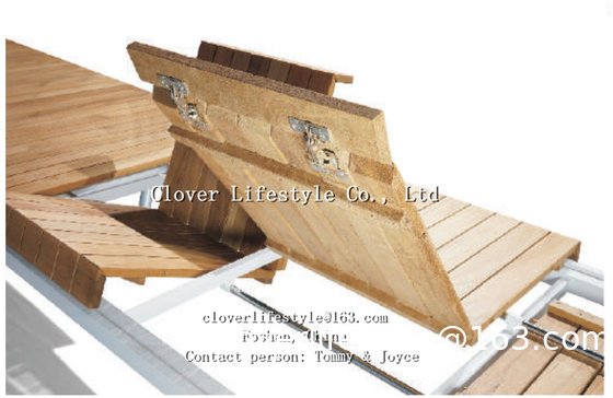 Flexible Teak wood dining table top for Home. Hotel, Garden and Beach by Clover Lifestyle Outdoor Furniture