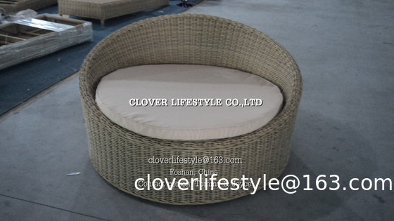 Wicker or Textilene Sunbed  for Home. Hotel, Garden and Beach by Clover Lifestyle Outdoor Furniture