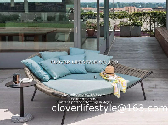 Rope Sun Lounger  for Hotel, Garden and Beach by Clover Lifestyle Outdoor Furniture China Leisure furniture