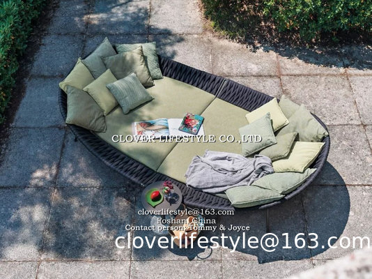 Rope Sun Lounger  for Hotel, Garden and Beach by Clover Lifestyle Outdoor Furniture China Leisure furniture