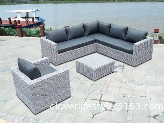 Leisure wicker sofa lounger coffee table for Home,  Hotel, Garden and Beach by Clover Lifestyle Outdoor Furniture China