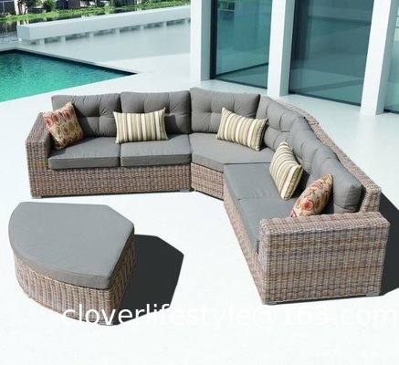 Leisure wicker sofa lounger coffee table for Home,  Hotel, Garden and Beach by Clover Lifestyle Outdoor Furniture China
