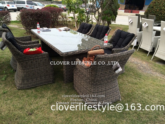 Round wicker dining set  for Home,Hotel, Garden and Beach by Clover Lifestyle Outdoor Furniture China Leisure furniture