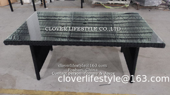 Wicker dining table  for Home,Hotel,Garden and Beach by Clover Lifestyle Outdoor Furniture China Leisure furniture