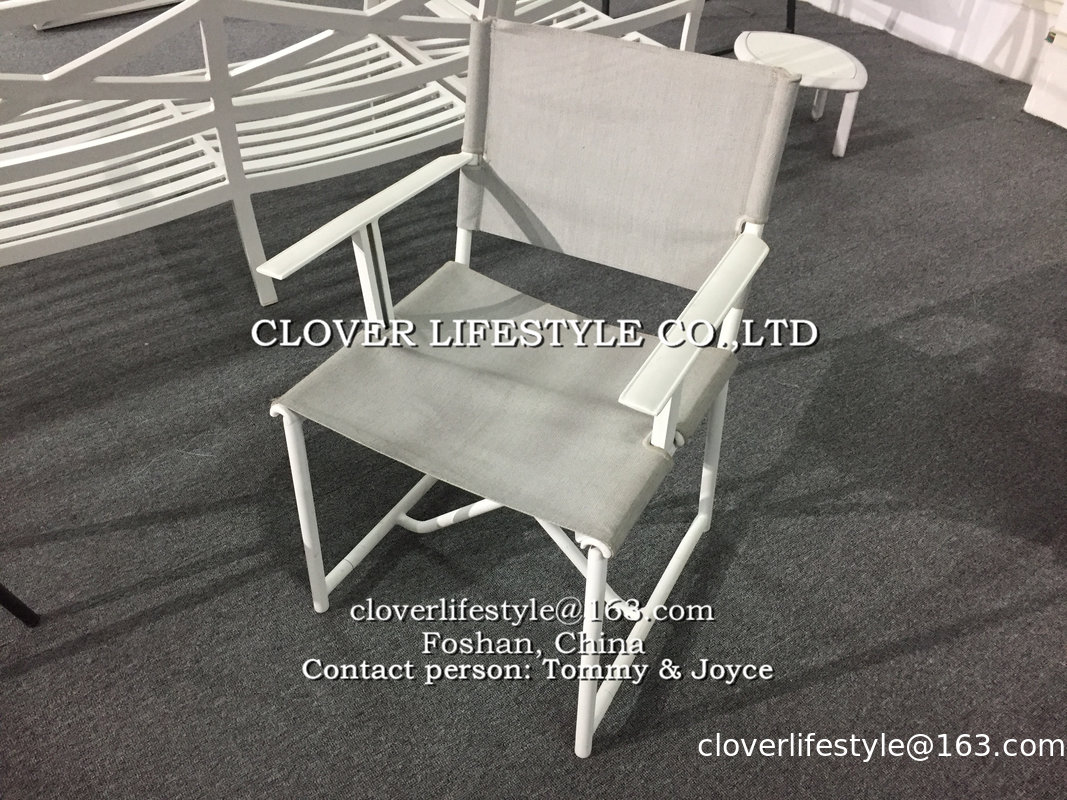 Folding textilene dining chair  for Home. Hotel, Garden and Beach by Clover Lifestyle Outdoor Furniture