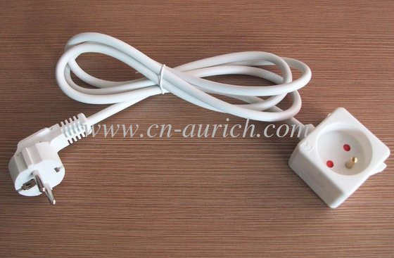 French type iron board power cord, AC socket wire for France