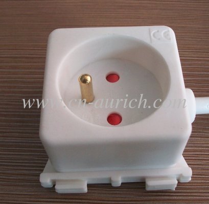 French type iron board power cord, AC socket wire for France