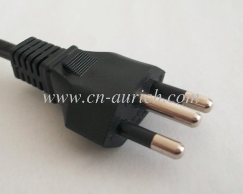 Brazil AC power cord with INMETRO certificate, Uc approval PVC insulated power cables