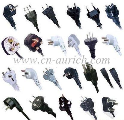 World wide AC power supply cords with all kinds of certificates