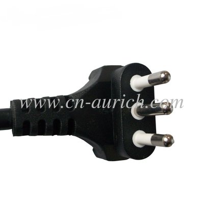 Italian 3-pin angled plug, Chile power cord