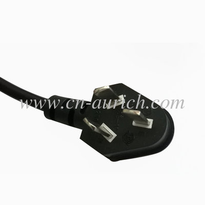 CCC approval Chinese power cord with white flexible cables 10A 250V