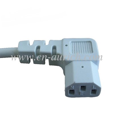Power cord cables with IEC320 Right angled C13 female connector