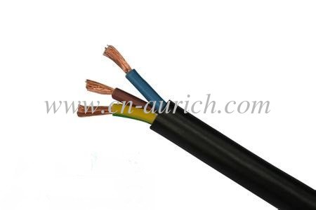PVC 3-core power cables, VDE/CCC/INMETRO/SAA approved flexible power cords