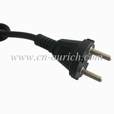 European 16A 2 Pin Power Cord Plug CEE 7/17, VDE Approved Power Cables