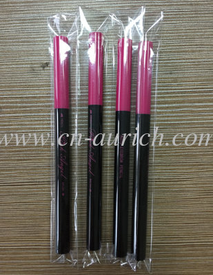 Double eyebrow pencil with brush, custom permanent makeup eyebrow pencil