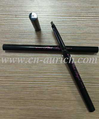 custom logo printing retractable eyebrow pencil with eyebrow brush/eyebrow powder