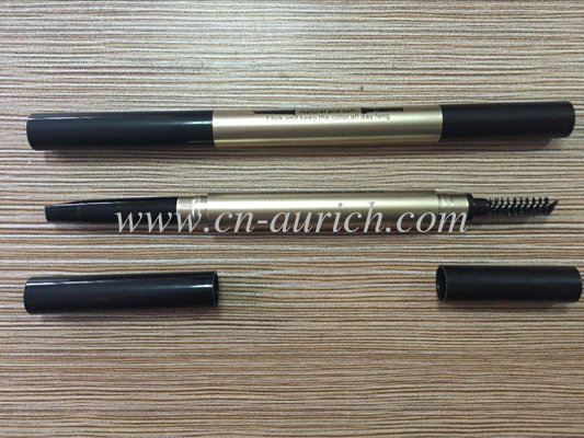 Custom colour spray painted eyebrow pencil with eyebrow brush