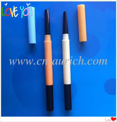 OEM professional customized ABS eyebrow pencil, waterproof long lasting cosmetic eye brow pencil