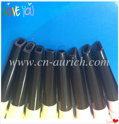 OEM customized color 10x140mm plastic double head eyebrow pencil with different nib