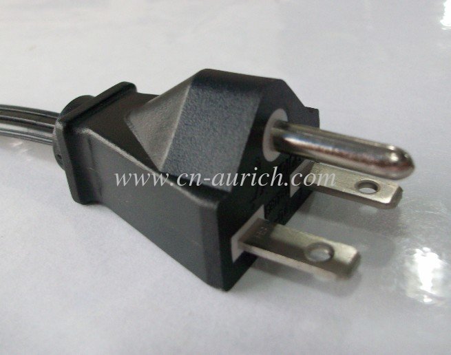 UL/CSA approved SPT-3 North American power cord with Nema 6-15p plug