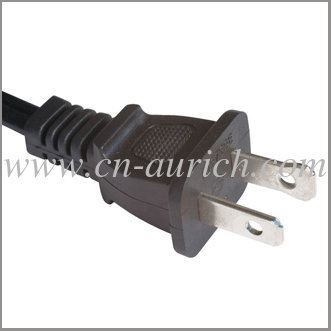 USA Type Power Cord with NEMA 1-15p Plug UL Certified Power Leads