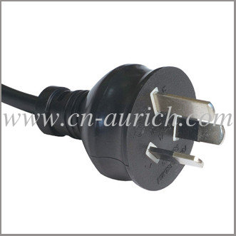 Australian Power Cord with 3-pin plug, SAA approved Power Cables