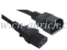 IEC320 C13 to C14 power cord, computer connection power cable